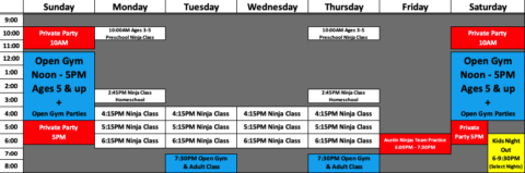 Home - Austin Ninjas | Austin Obstacle Course Training and Classes